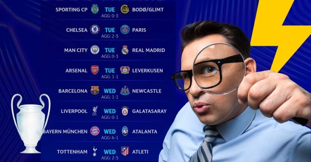 Pronóstico ida de octavos de UEFA Champions League